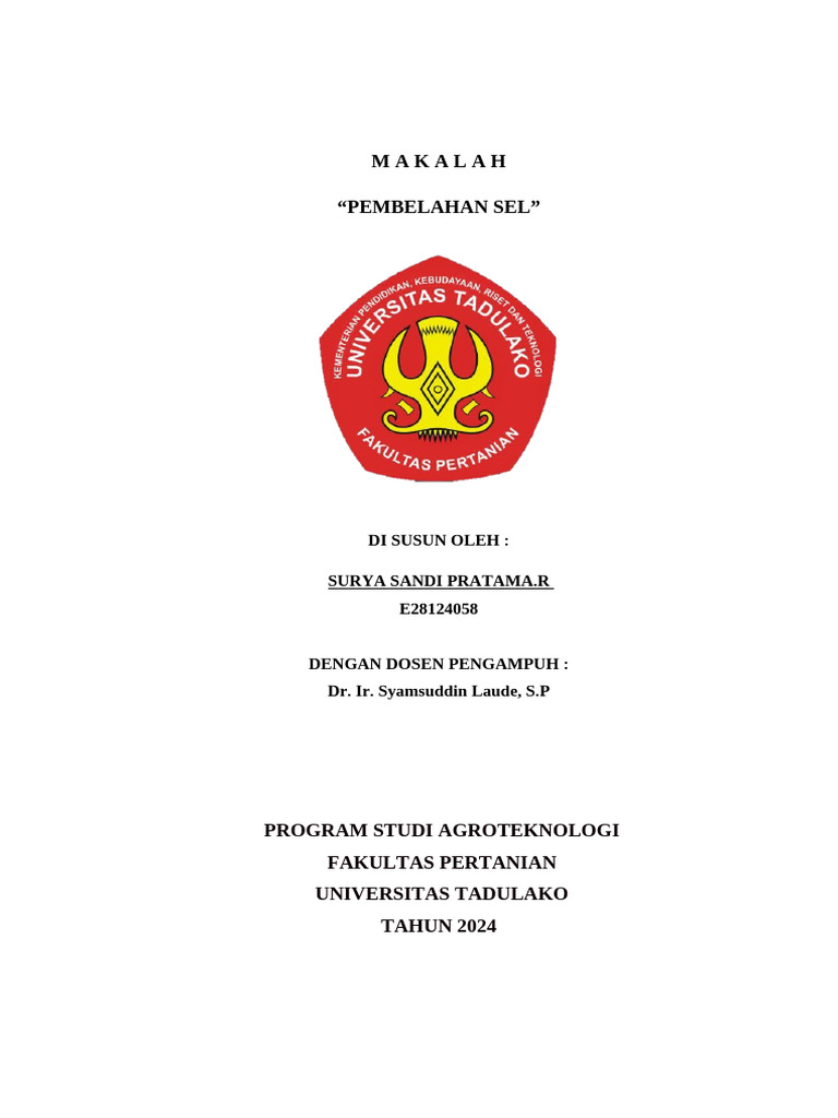 Makalah Pembelahan Sel | PDF