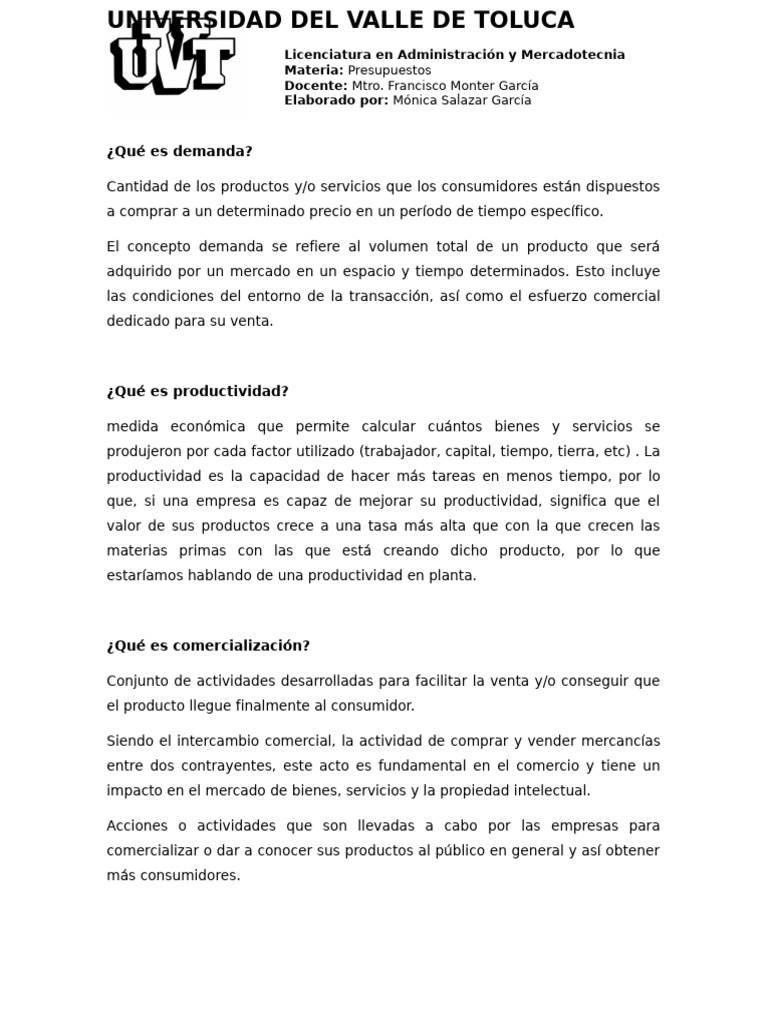 Qué Es Demanda | PDF