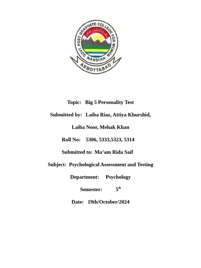 psychological Assessment | PDF | Validity (Statistics) | Psychological ... psychological Assessment | PDF | Validity (Statistics) | Psychological ...