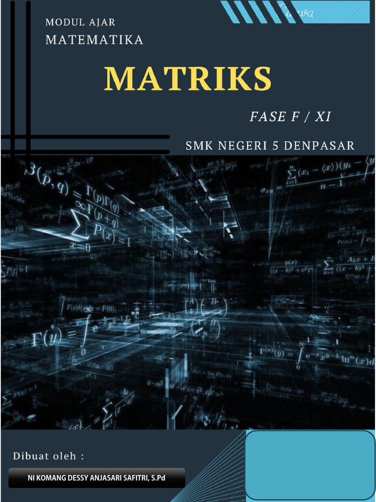 Modul Ajar Matriks Fase F (Dessy) | PDF | Karier & Perkembangan