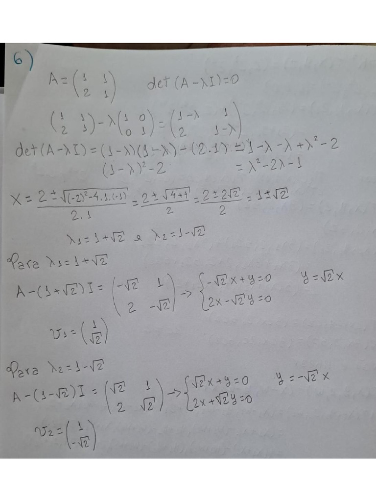 Prova de Álgebra | PDF
