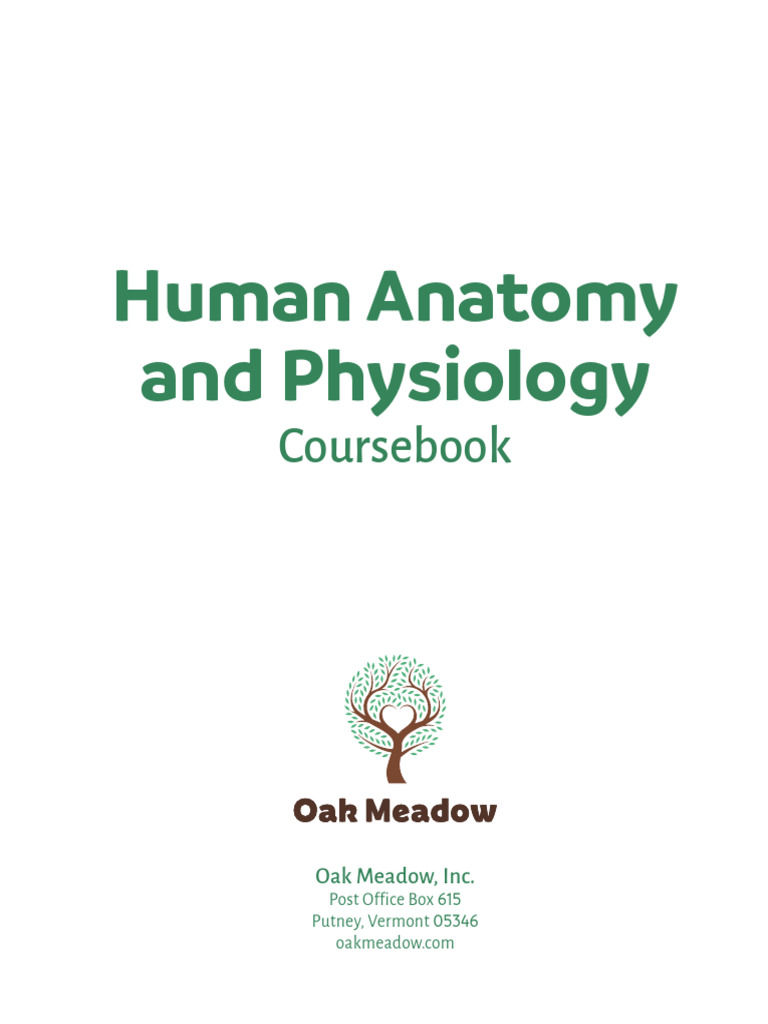 Human-Anatomy-and-Physiology-Coursebook-Curriculum-Sample-HS | PDF ...