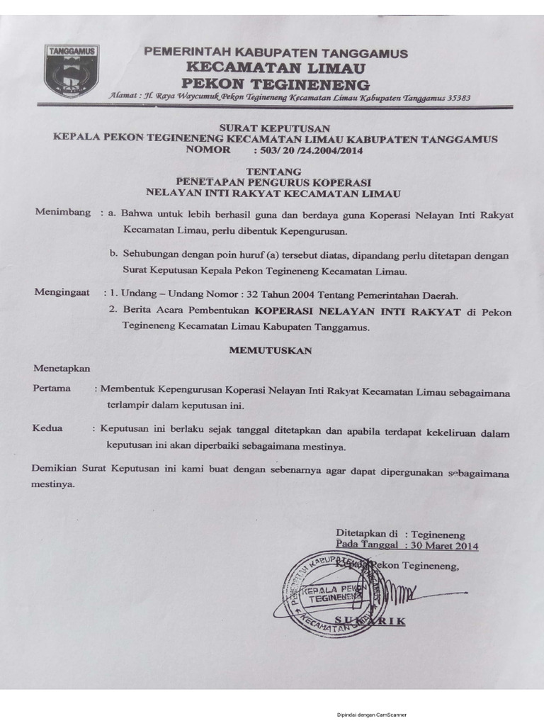 Dokumen Koperasi | PDF