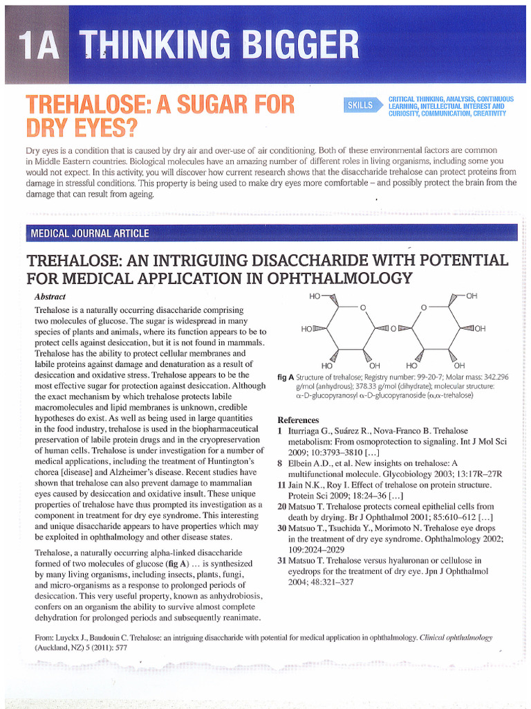 Edexcel International A Level Biology Student Book 1 3 | PDF