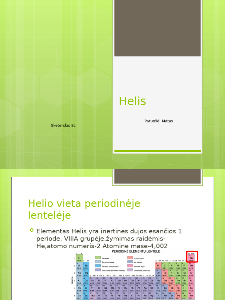 Elementas Helis | PDF