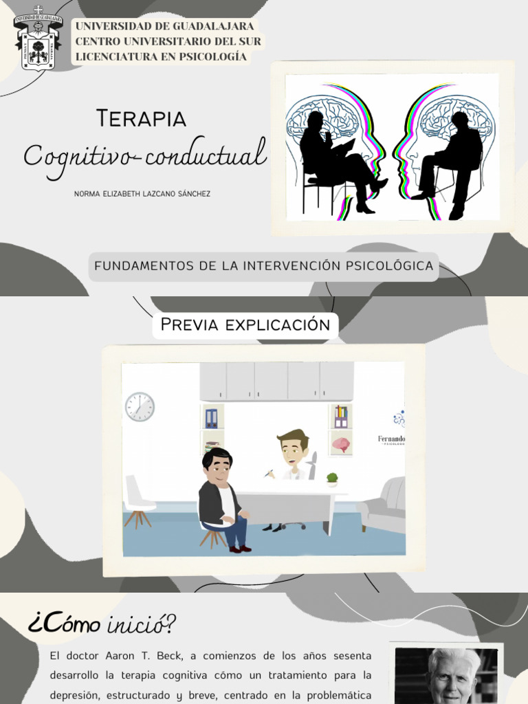 Terapia Cognitivo-Conductual | PDF | Pensamiento | Terapia de conducta cognitiva