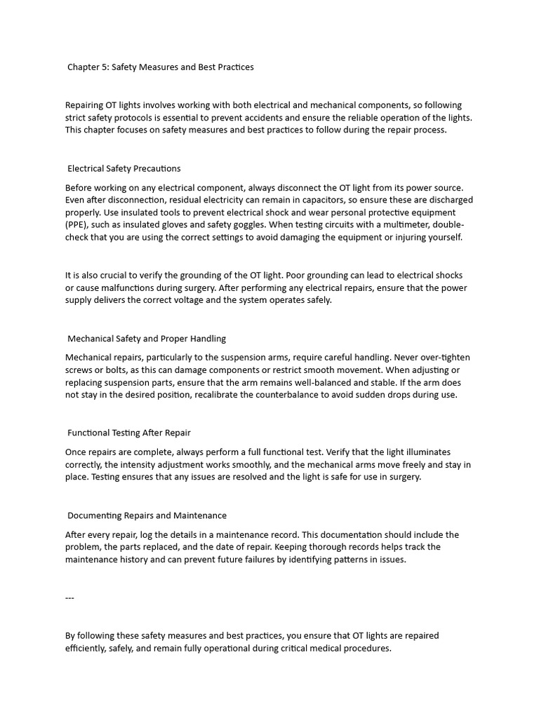 Chapter 5 Safety Measures and Best Practices | PDF | Computers