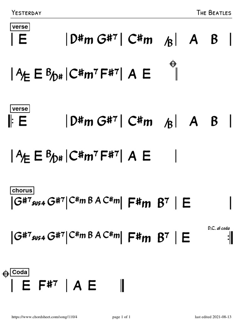 yesterday-the-beatles-chart | PDF