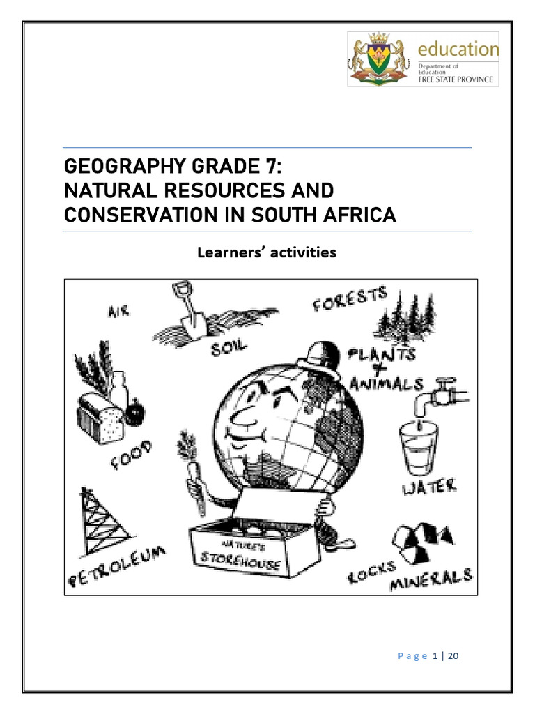 Grade 7 Geo Term 4 (1) | PDF | Renewable Resources | Soil