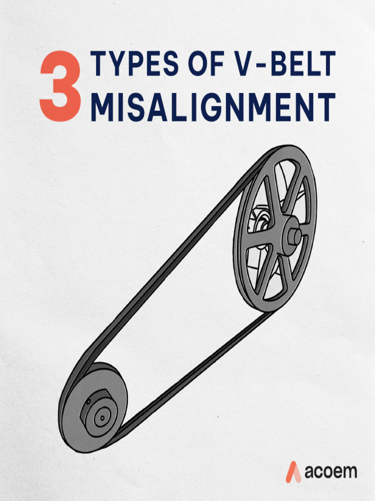 3 Types of V-Belt Misalignment | PDF
