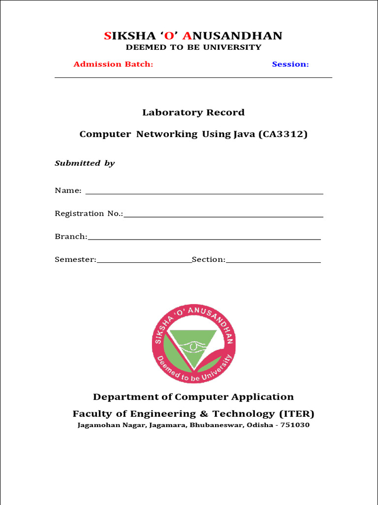 Lab Record Format | PDF | Technology & Engineering