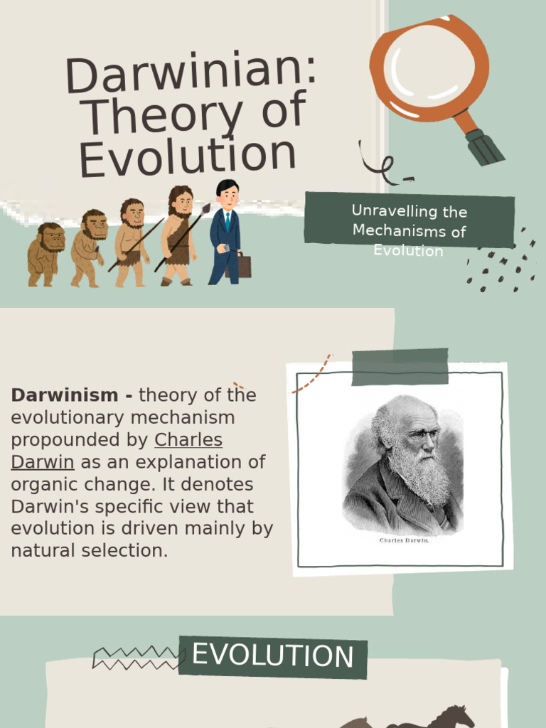 Darwinian - PPTX 20240916 135321 0000 | PDF | Evolution | Natural Selection