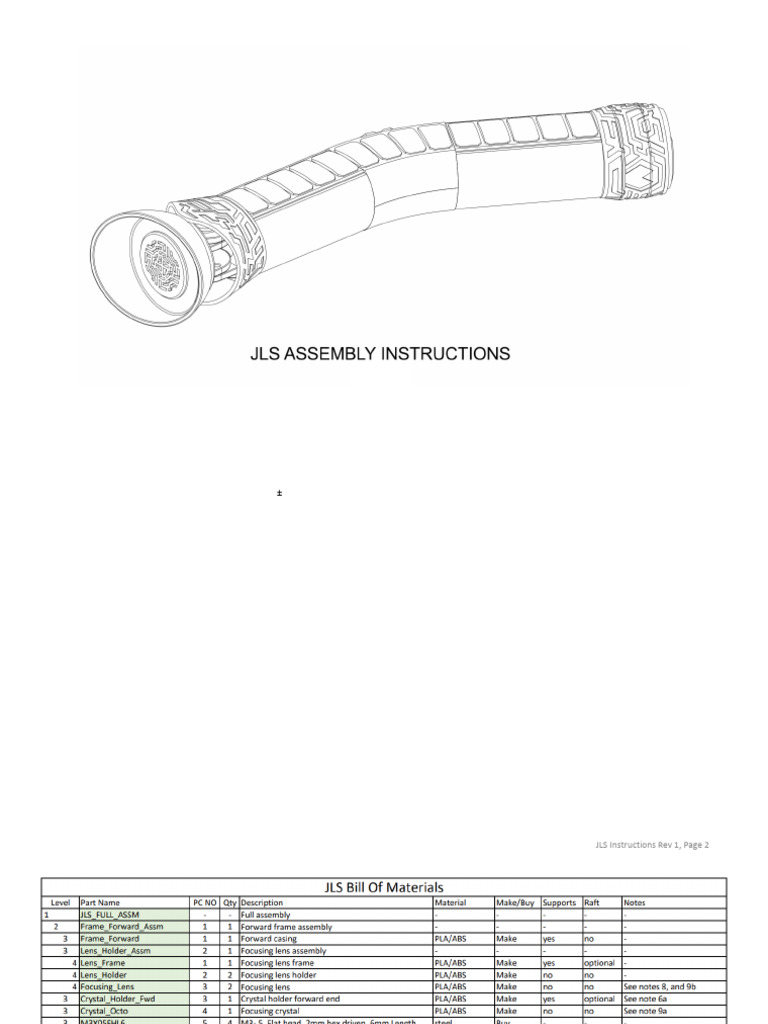 JLS_Instructions_Rev1 | PDF | Adhesive