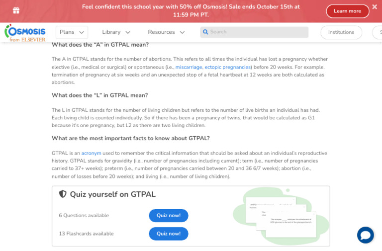 GTPAL: Understanding Reproductive History | PDF | Self-Improvement ...