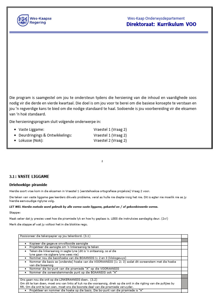 GR 11 Igo Hersiening Pakket - 2023 k3&4 - 2024 | PDF