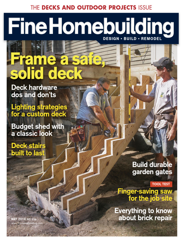 Fine Homebuilding 2016 258 | PDF | Building Engineering
