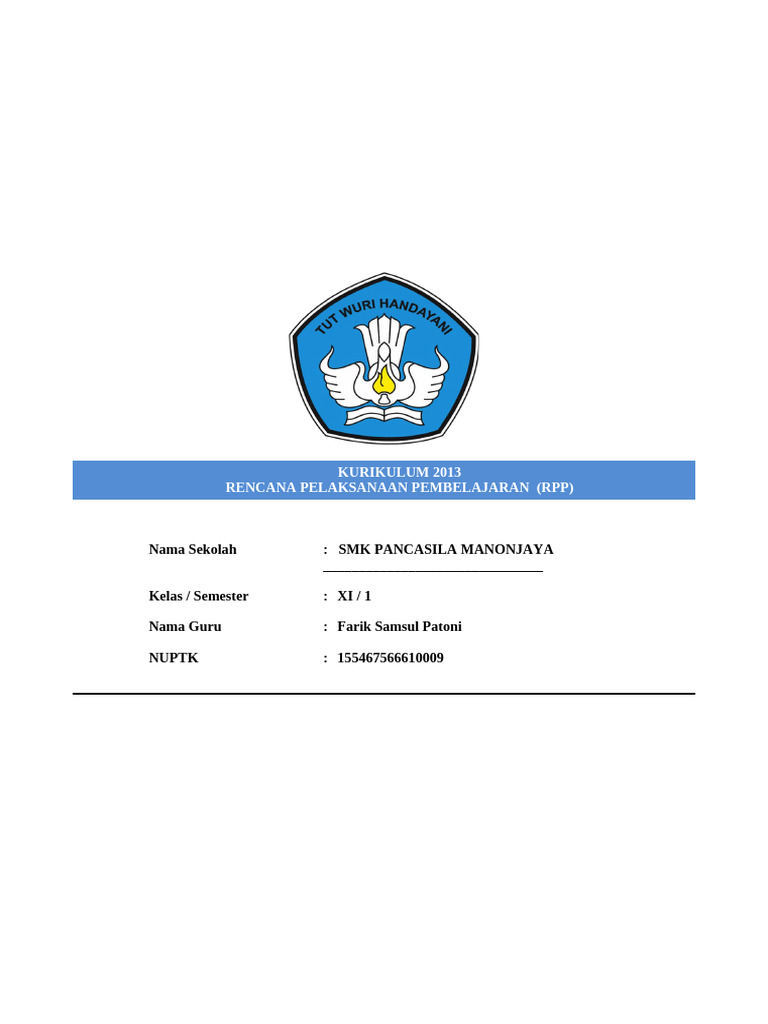 Perbedaan NIP dan NRK dalam RPP | PDF | Bisnis