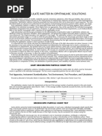 USP-NF 788 Particulate Matter in Injections | PDF | Filtration ...