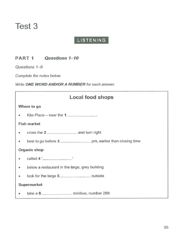 Cambridge 19 Test 3 | PDF