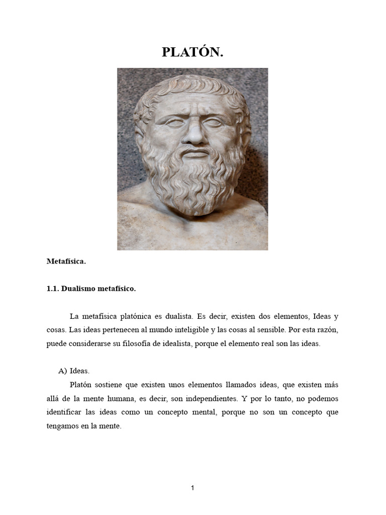 PLATÓN. | PDF | Platón | Virtud