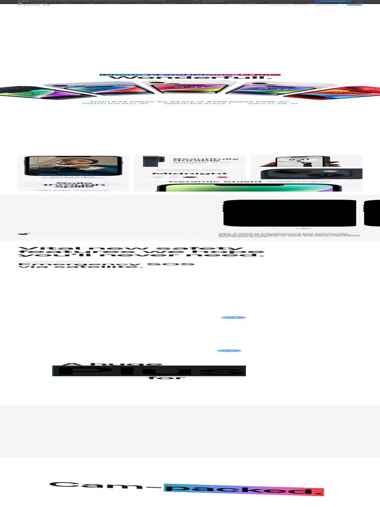 Iphone 14 and Iphone 14 Plus - Apple 2 | PDF | I Phone | Smartphone