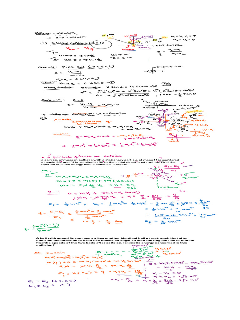 2D Collision-2.9.2024 | PDF