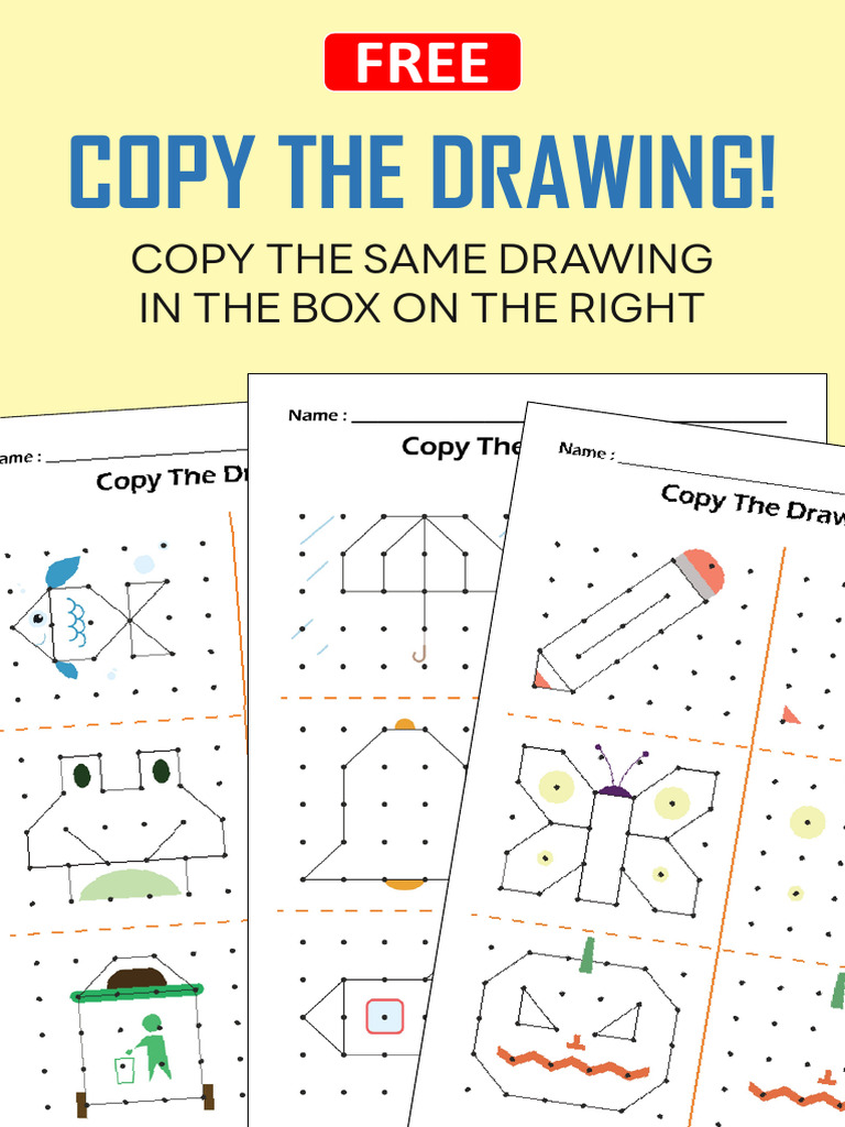 Copy The Same Drawing in The Box On The Right | PDF