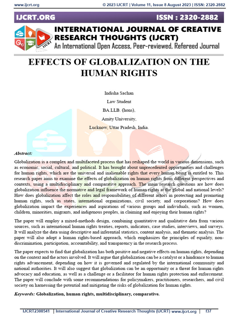 Globalization's Impact on Human Rights | PDF | Human Rights | Globalization