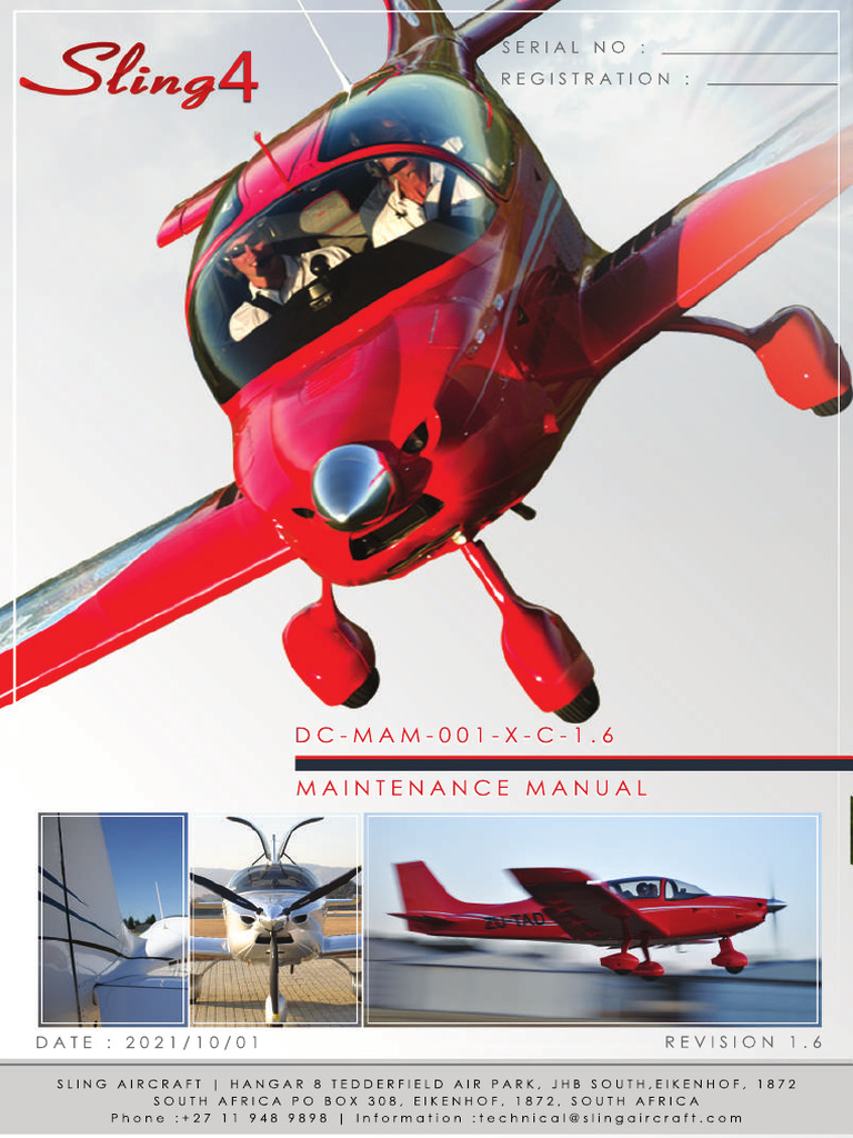 Sling 4 Maintenance Manual Rev 1.6 | PDF | Flight Control Surfaces ...
