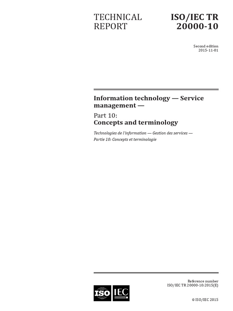 ISO_IEC_TR_20000-10_2015 Information Technology - Service Management - Part 10 Concepts and ...