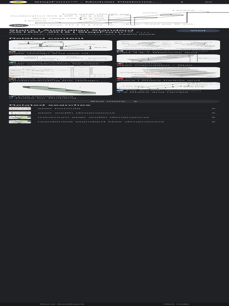 Minimum Step Riser Height - Google Search | PDF