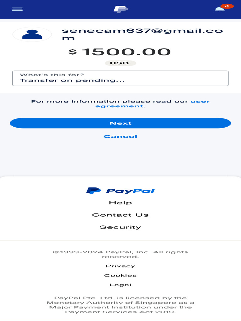 PayPal Make A Payment Preview | PDF