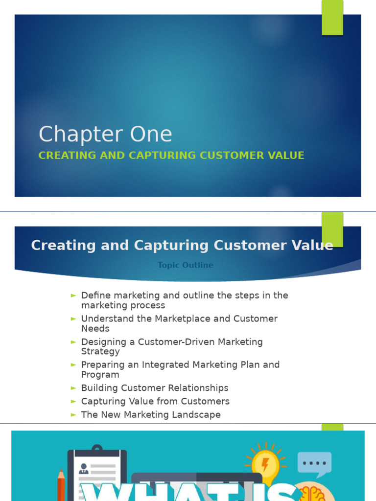 Chapter 1 Powerpoint Slides Segment 1+2 | PDF | Marketing | Customer