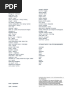 Local Fish Names in Tagalog | PDF | Recreational Fishing | Fish