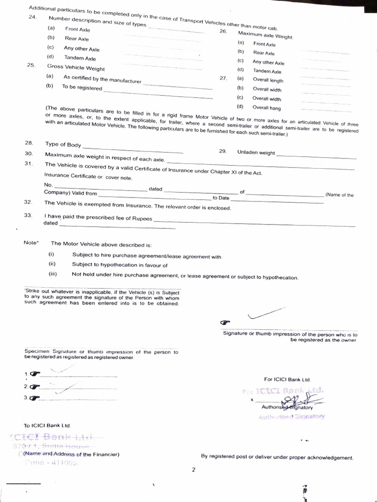 Form 20 Ajinkya Enterprises | PDF | Semi Trailer Truck | Transport
