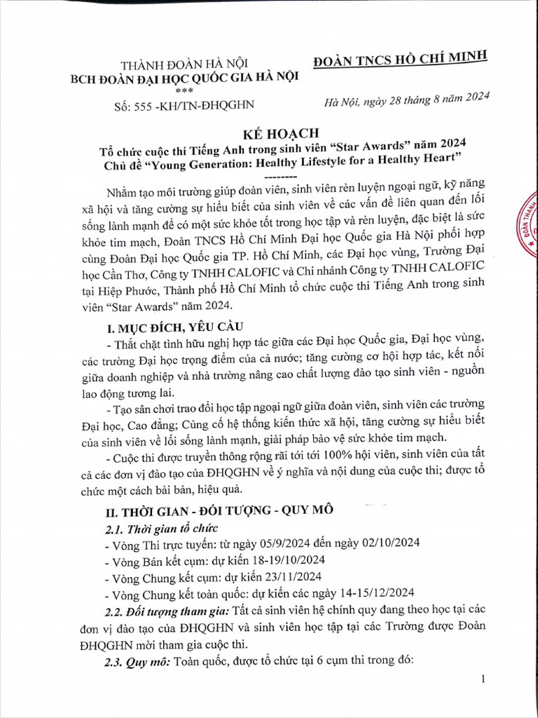 KH Cu C Thi Star Awards 2024 | PDF