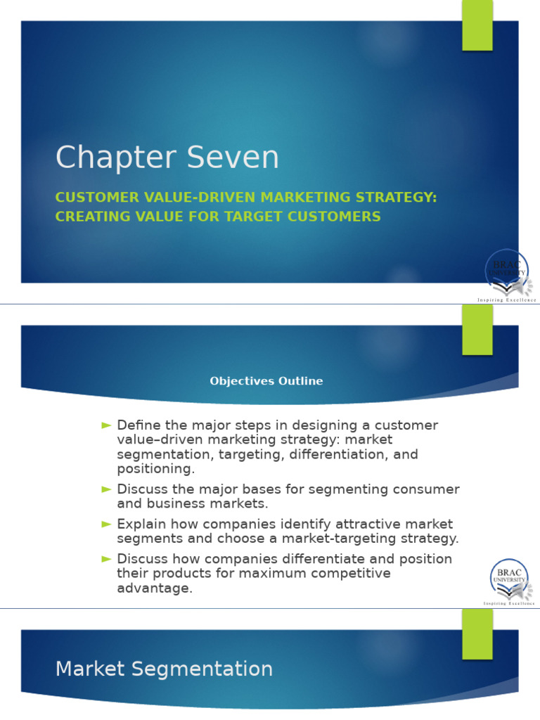 Chapter 7 - part 1 | PDF | Market Segmentation | Marketing Chapter 7 - part 1 | PDF | Market Segmentation | Marketing