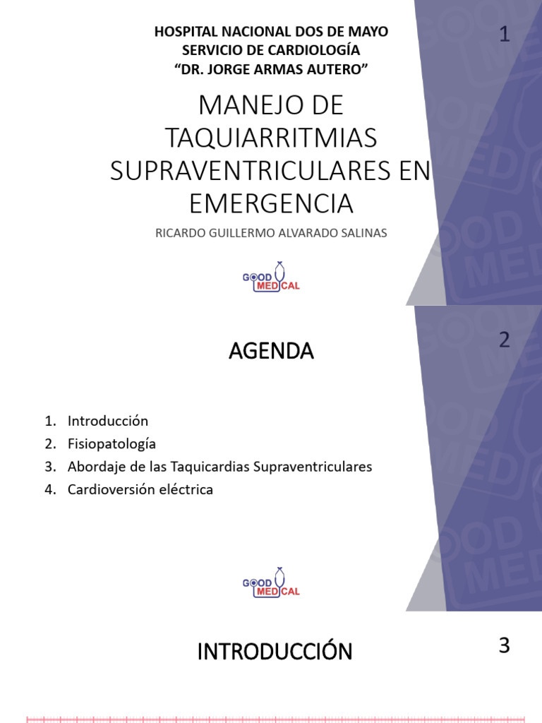 Sesión 3 - Evaluación de Taquiarritmias Supraventriculares en ...