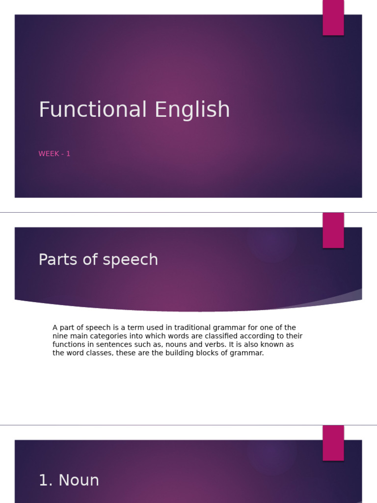 6ba436 Functional English | PDF | Adverb | Verb