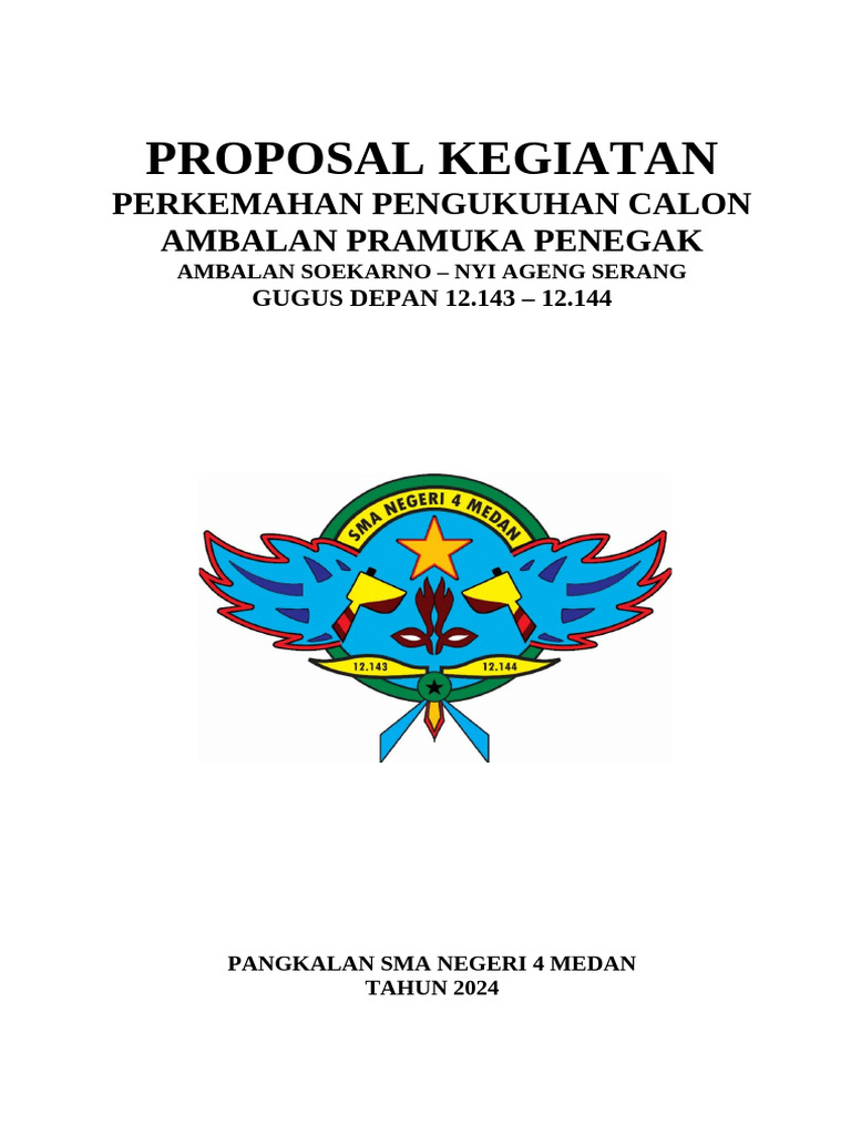 Proposal Pramuka | PDF