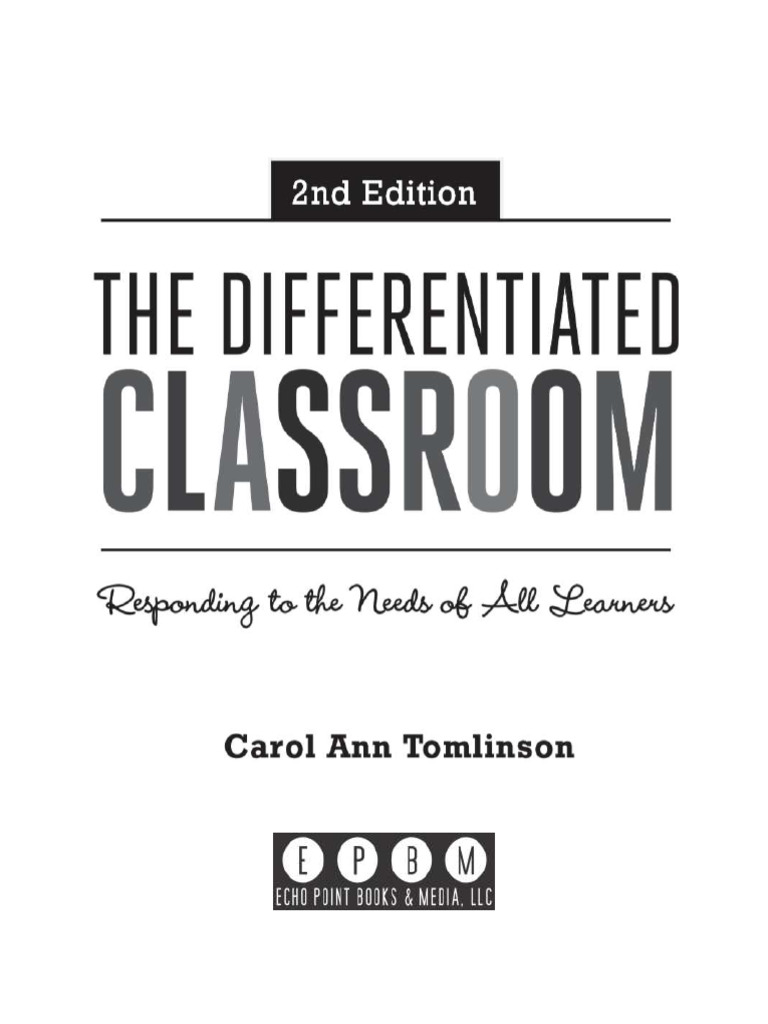 The Differentiated Classroom | PDF | All Rights Reserved