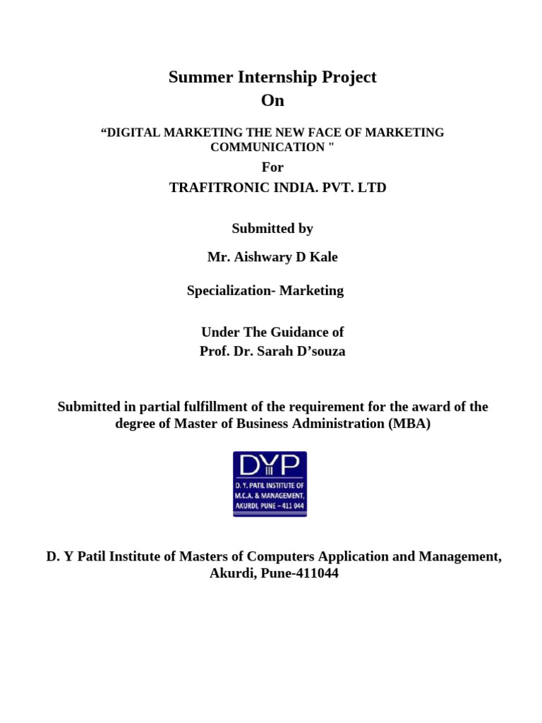 SIP-Report-Format | PDF | Data | Survey Methodology
