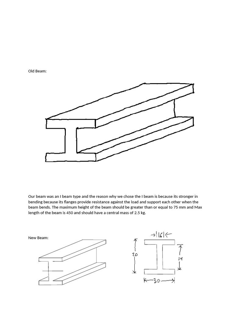 I Beam vs. T Beam: Structural Analysis | PDF | Home & Garden | Science ...