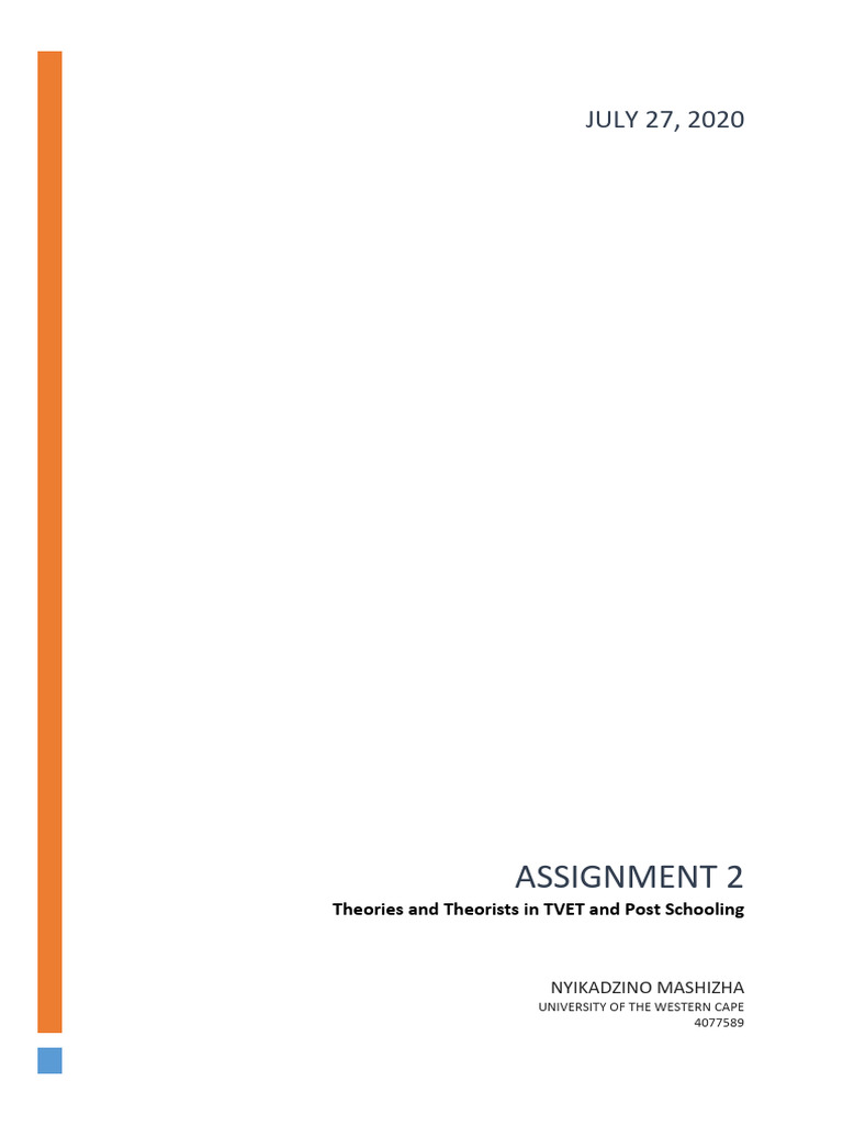 Theorists Assignment 2 With Declaration of Authenticity | PDF ...
