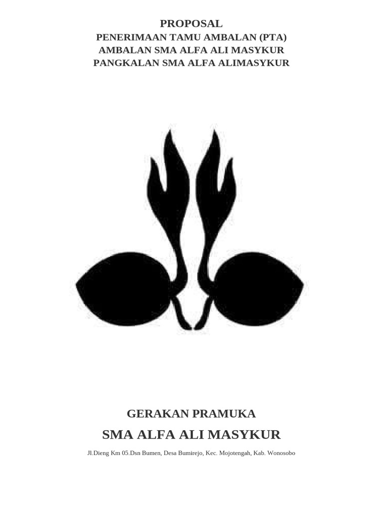 Proposal Kegiatan PTA SMA Alfa Ali Masykur | PDF