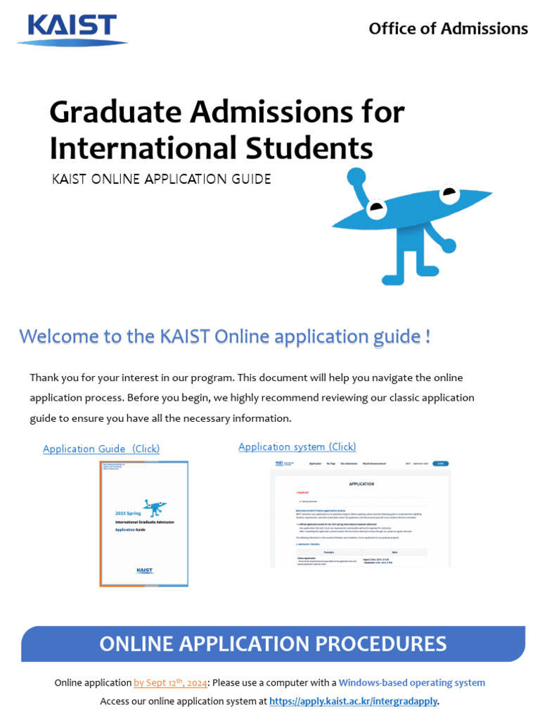 Guide For Online Application (International Graduate) | PDF | Computing
