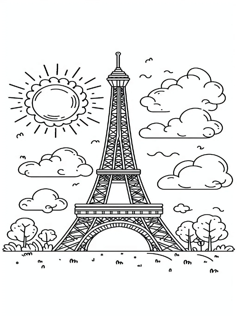 DIBUJO TORRE EIFFEL | PDF