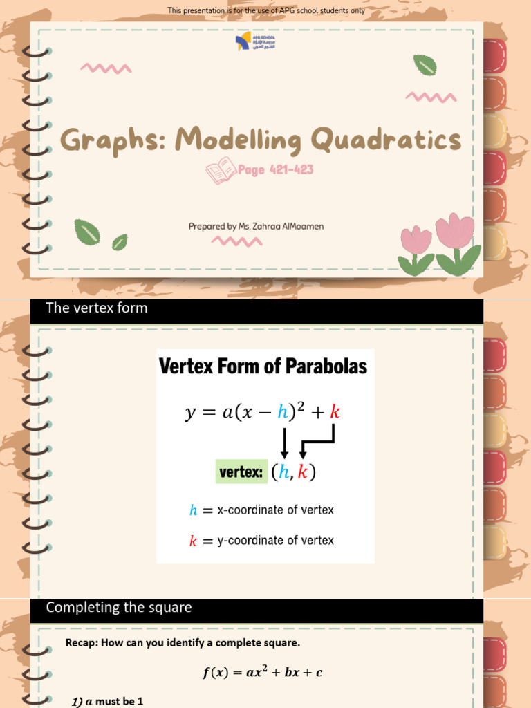 Quadratic Modelling Techniques | PDF | Mathematics | Algebra