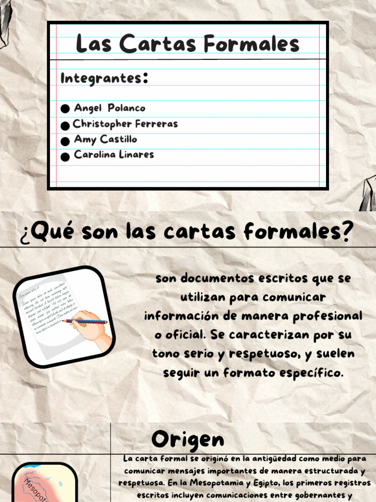 Las Cartas Formales | PDF | Comunicación | Correo