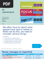 Reporting Verbs Table PDF | PDF | Verb | Object (Grammar)